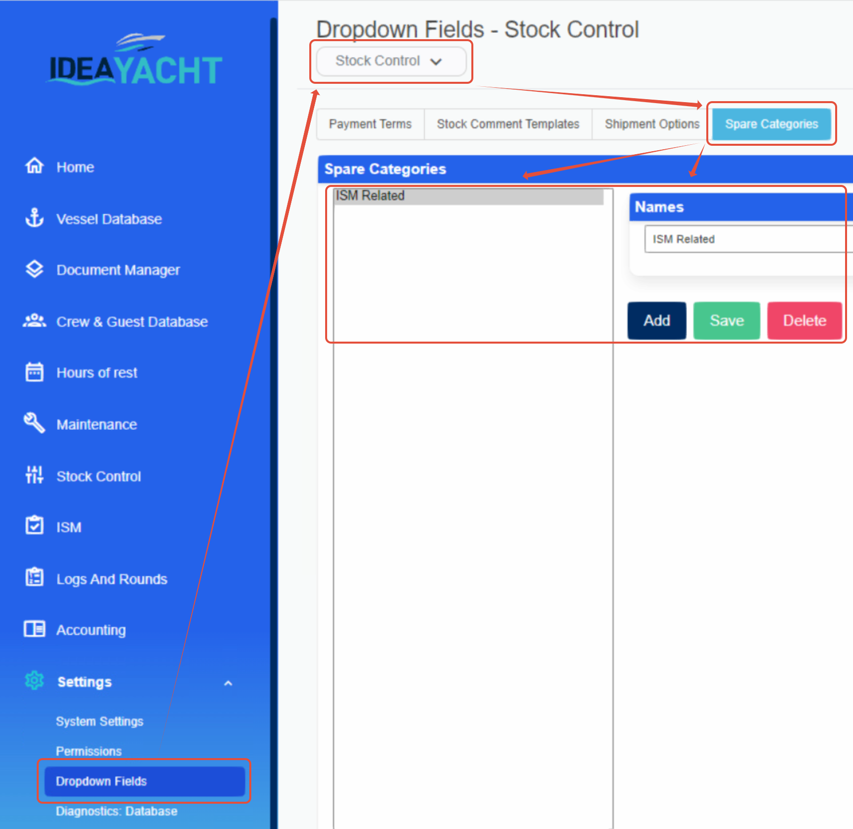 Ask The Dirk: add filterable categories - IDEA Data Solutions - Yacht Maintenance and Management ...