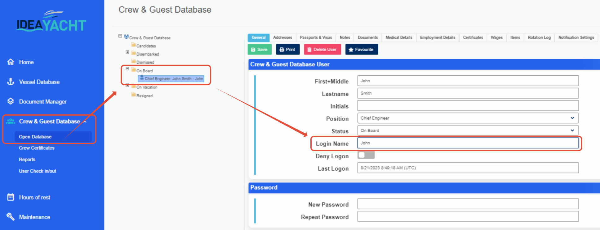 Ask The Dirk: Login modes - IDEA Data Solutions - Yacht Maintenance and Management Software