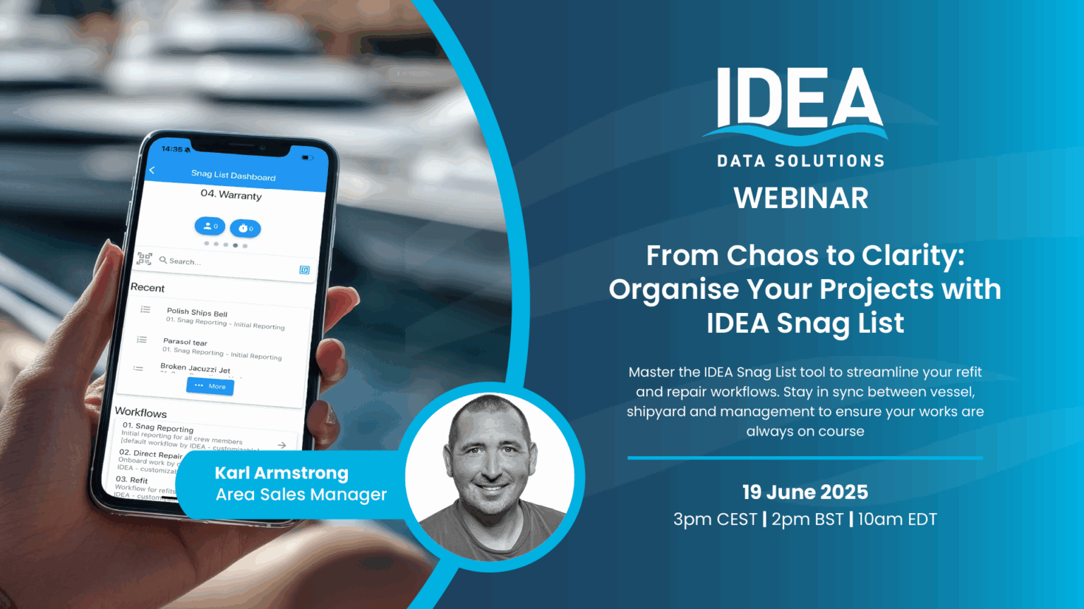 IDEA YACHT - IDEA Data Solutions - Yacht Maintenance and Management Software