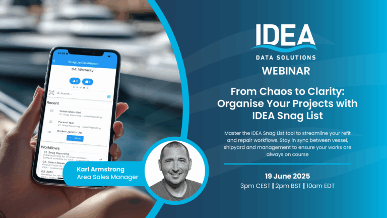 IDEA YACHT - IDEA Data Solutions - Yacht Maintenance and Management Software